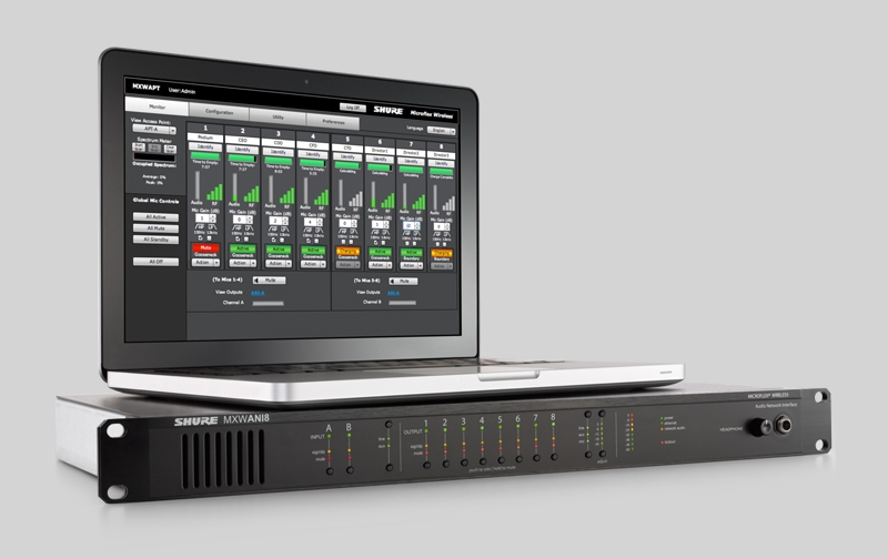 MXWANI8 Audio Network Interface